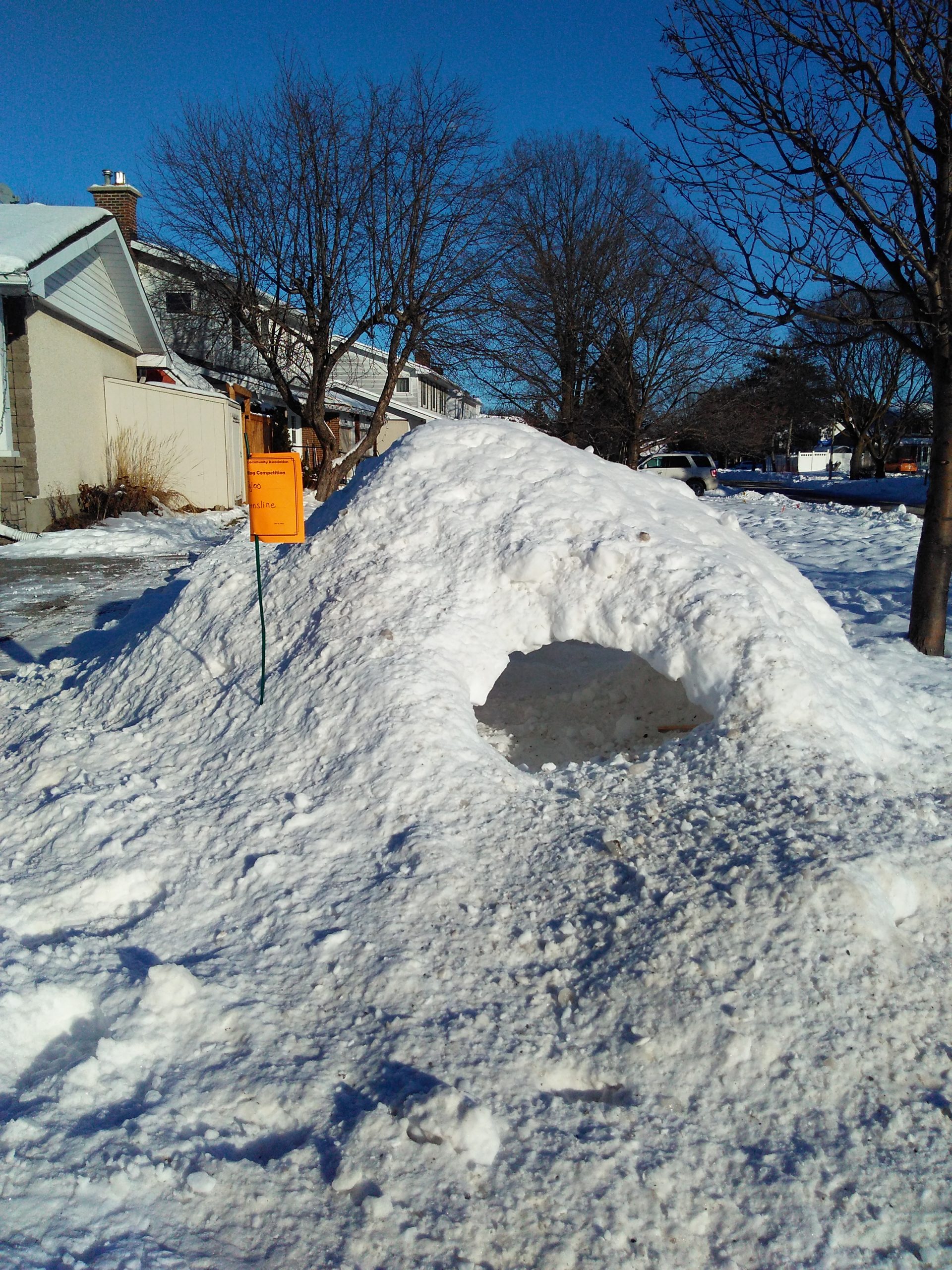 Snow Fort contest 2021 | Qualicum Graham Park Community Association