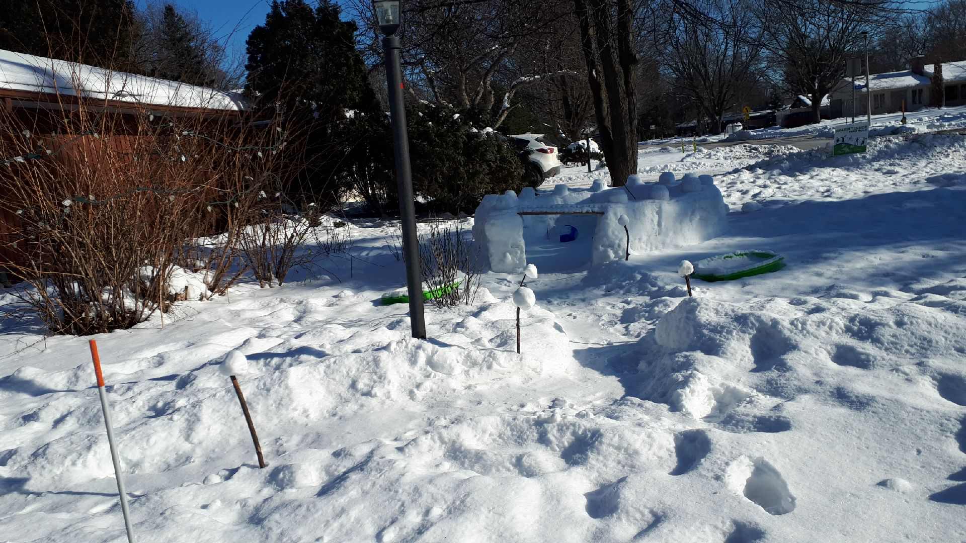 Snow Fort contest 2021 | Qualicum Graham Park Community Association