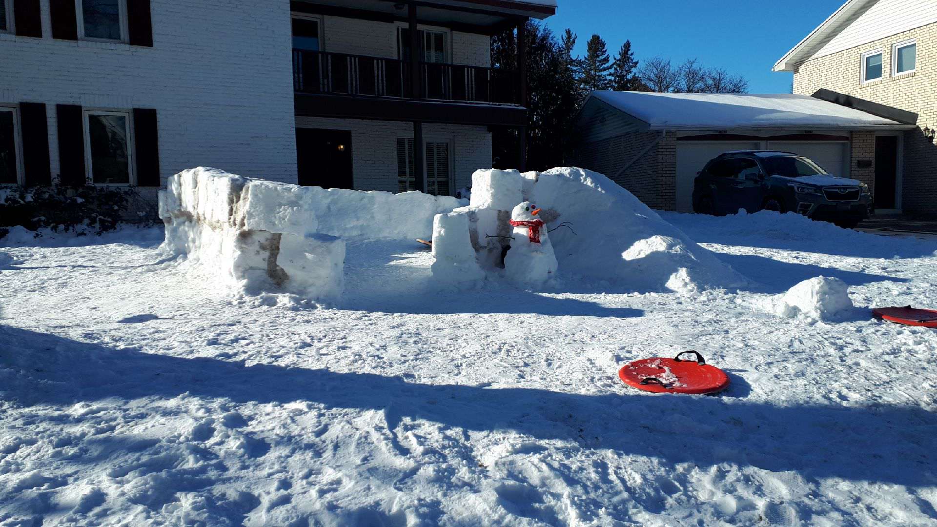 Snow Fort contest 2021 | Qualicum Graham Park Community Association